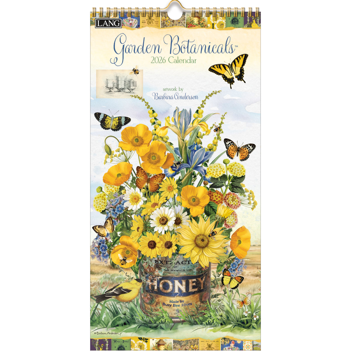 Vertical Wall Calendar - Garden Botanical – Lang Calendars Canada